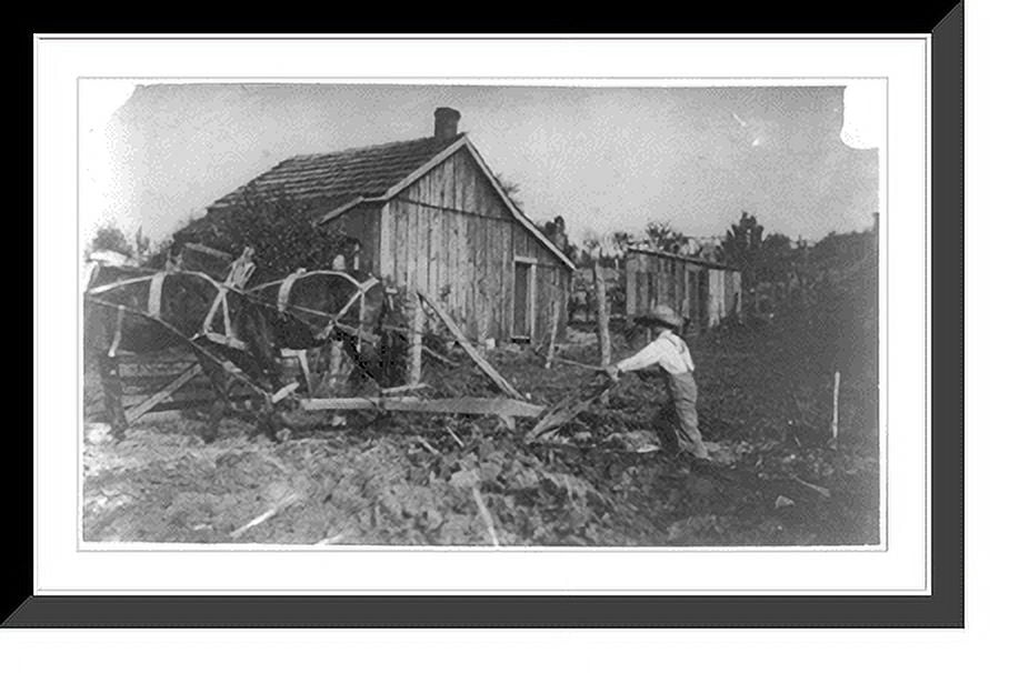 Historic Framed Print, Charles Hoffman said he was 13 years old and in ...