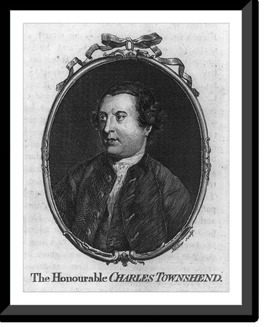 Historic Framed Print, [Charles Townshend, 1725-1767, bust portrait ...