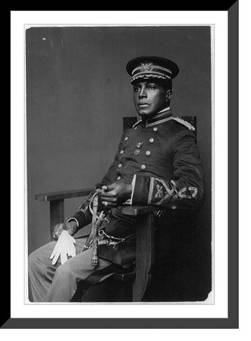Historic Framed Print, [Charles Young, full-length portrait, seated ...