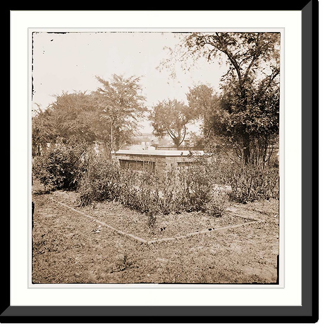 Historic Framed Print, Charleston South Carolina. The grave of John C ...