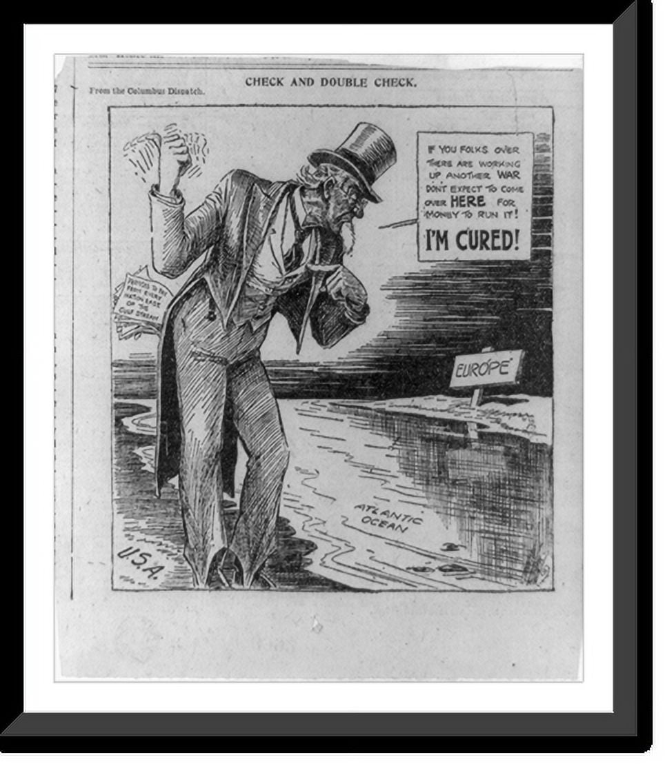 Historic Framed Print, Check and double check, 17-7/8" x 21-7/8 ...