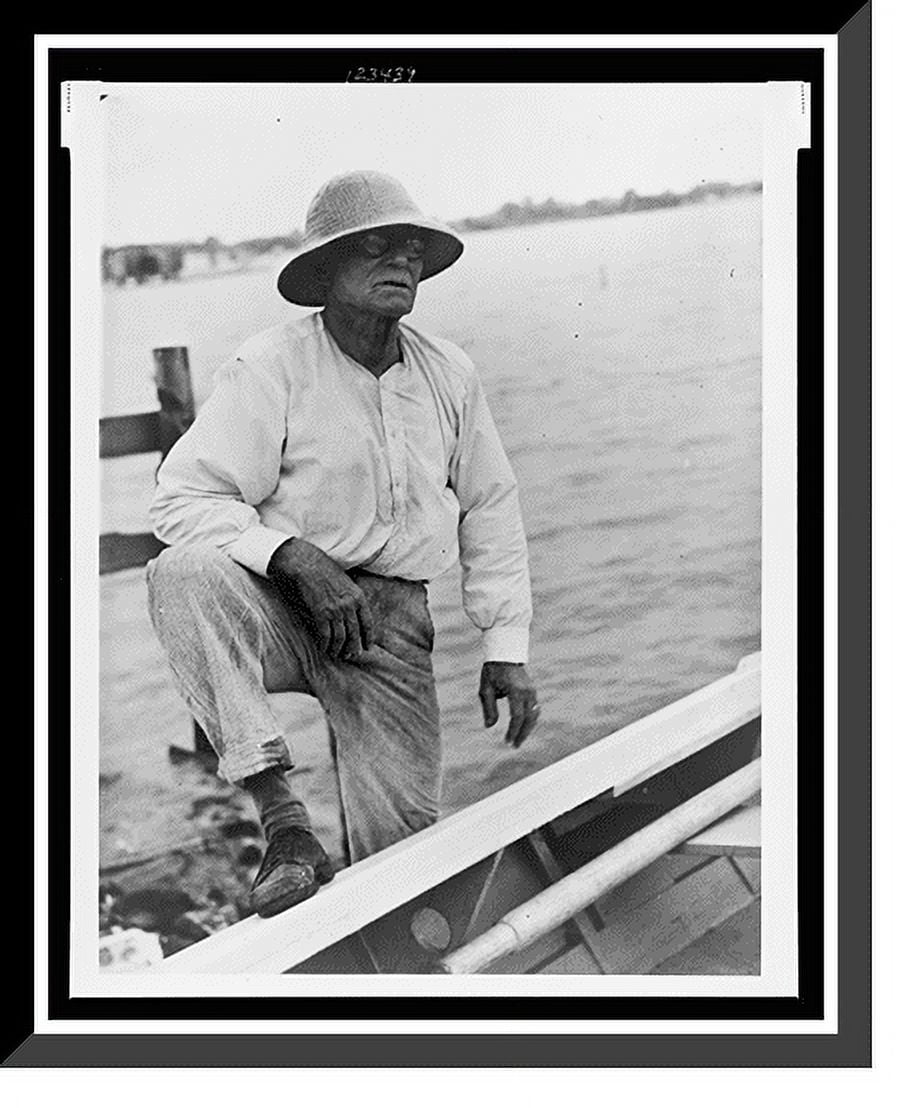 Historic Framed Print, Chesapeake Bay, Md., 1937, Capt. Ed Leatherbury ...