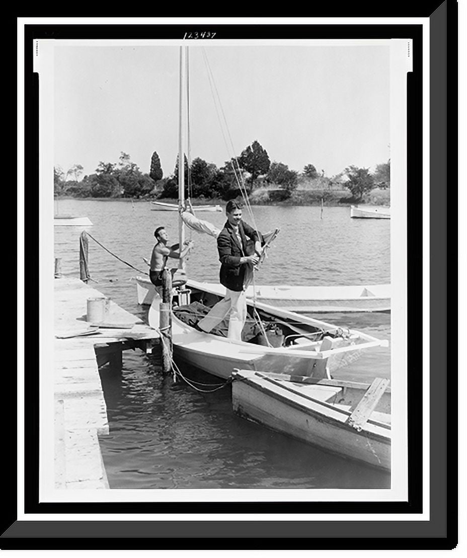 Historic Framed Print, Chesapeake Bay, Md., SQUINX : a typical 16-foot ...