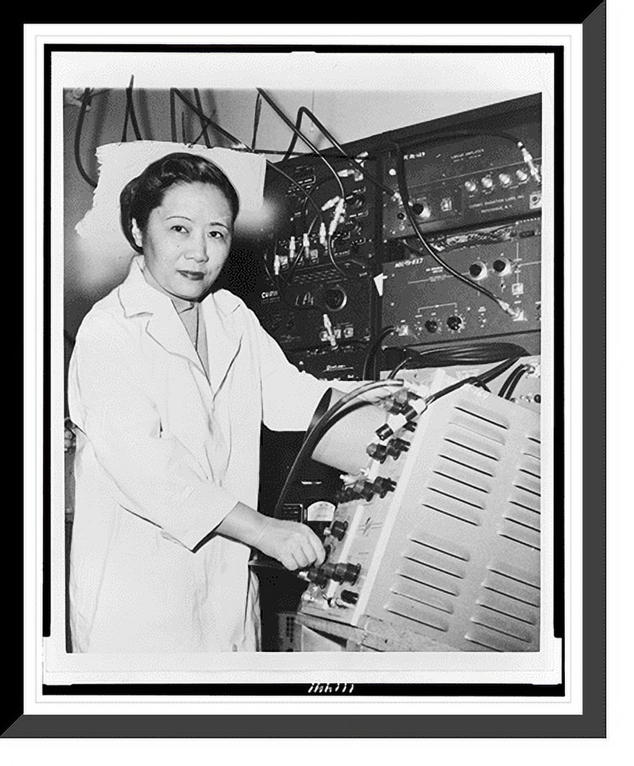 Historic Framed Print Chien Shiung Wu Three Quarter Length Portrait