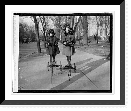 Historic Framed Print, Children of Roger Nielson, Danish Legation; Rita ...