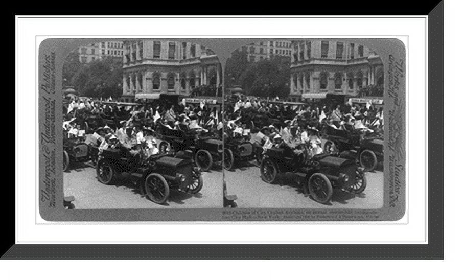 Historic Framed Print, Children of the City Orphan Asylums, on annual ...