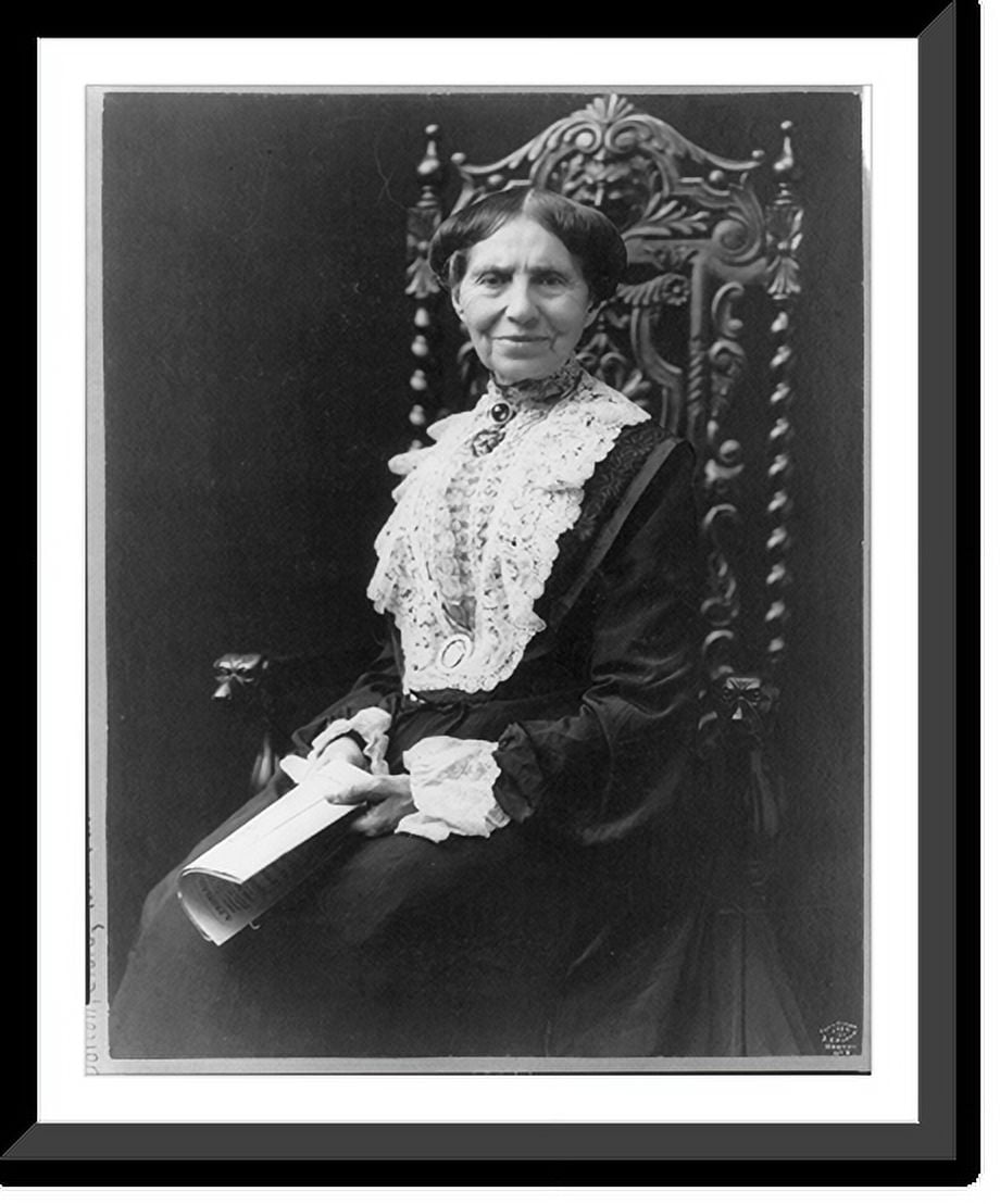 Historic Framed Print, [Clara Barton, 1821-1912, three-quarter length ...