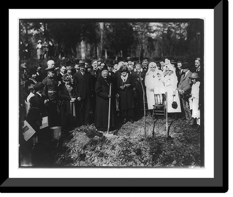Historic Framed Print, Clara Barton tree-planting ceremony, Washington ...