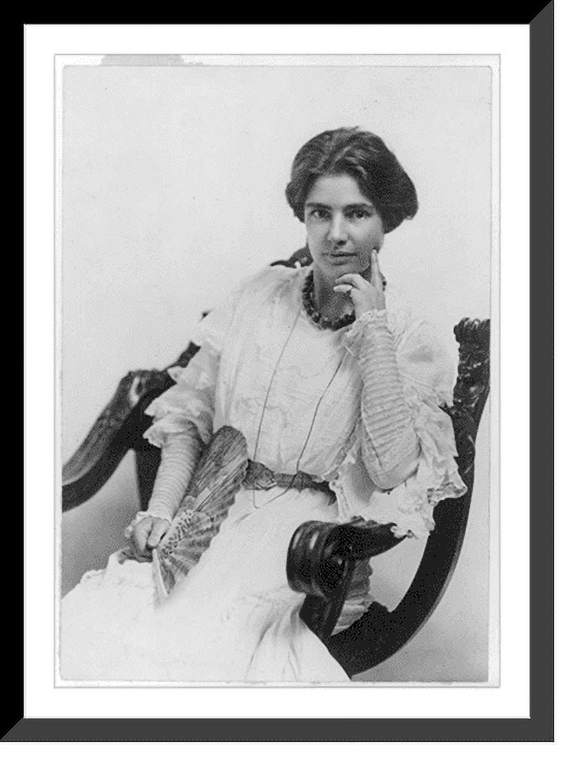 Historic Framed Print, [Clara Clemens, 1874-1962, three-quarter length ...