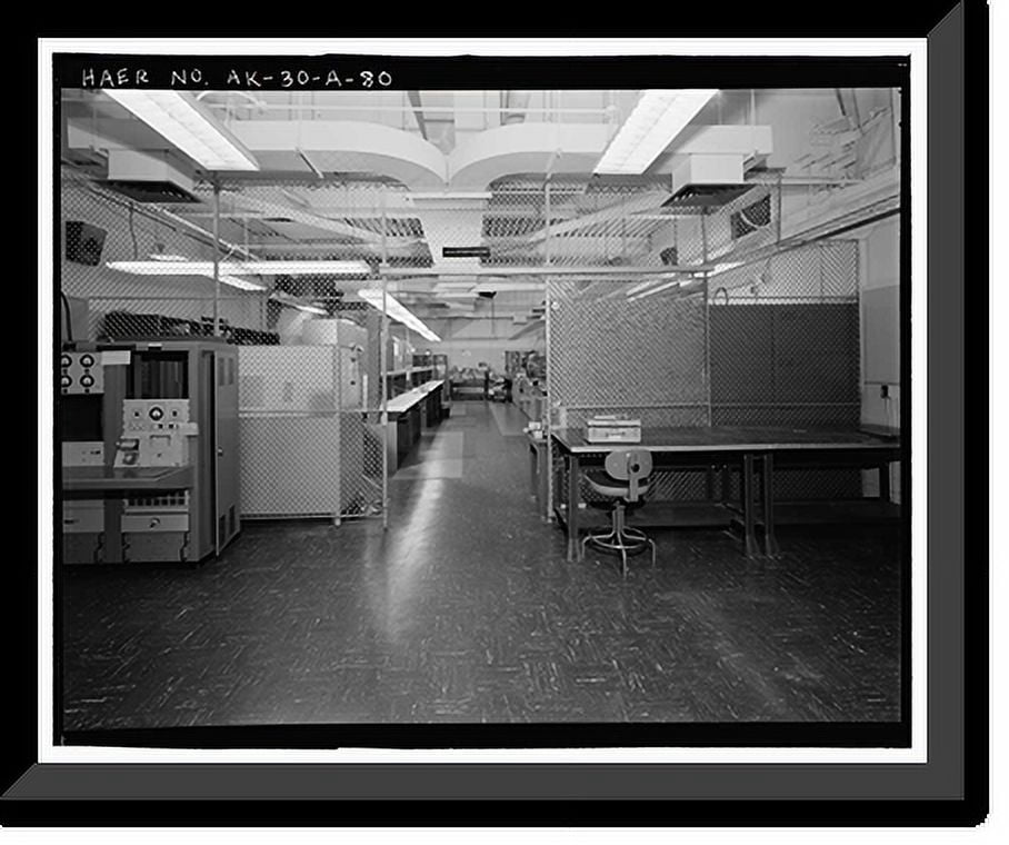 Historic Framed Print, Clear Air Force Station, Ballistic Missile Early ...