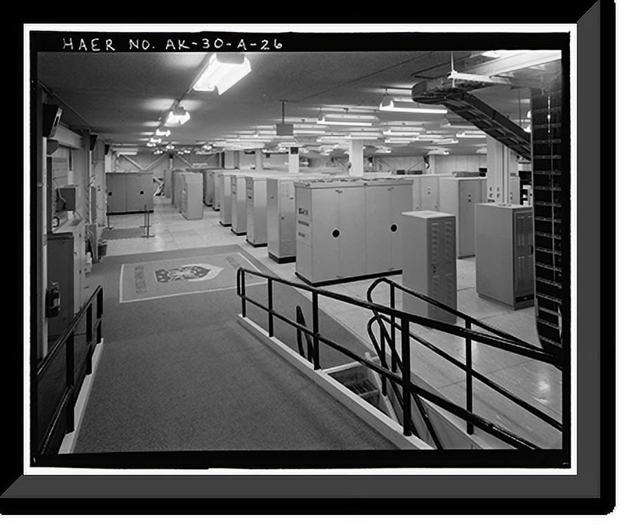 Historic Framed Print, Clear Air Force Station, Ballistic Missile Early ...