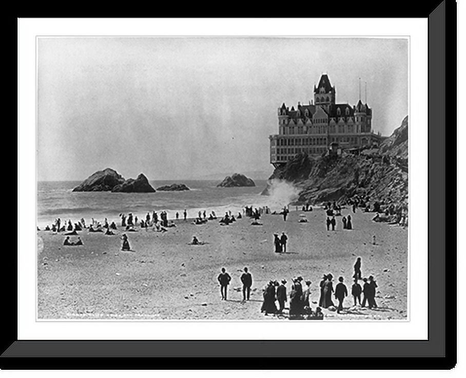 Historic Framed Print, Cliff House, San Francisco, 17-7/8" x 21-7/8" - Walmart.com