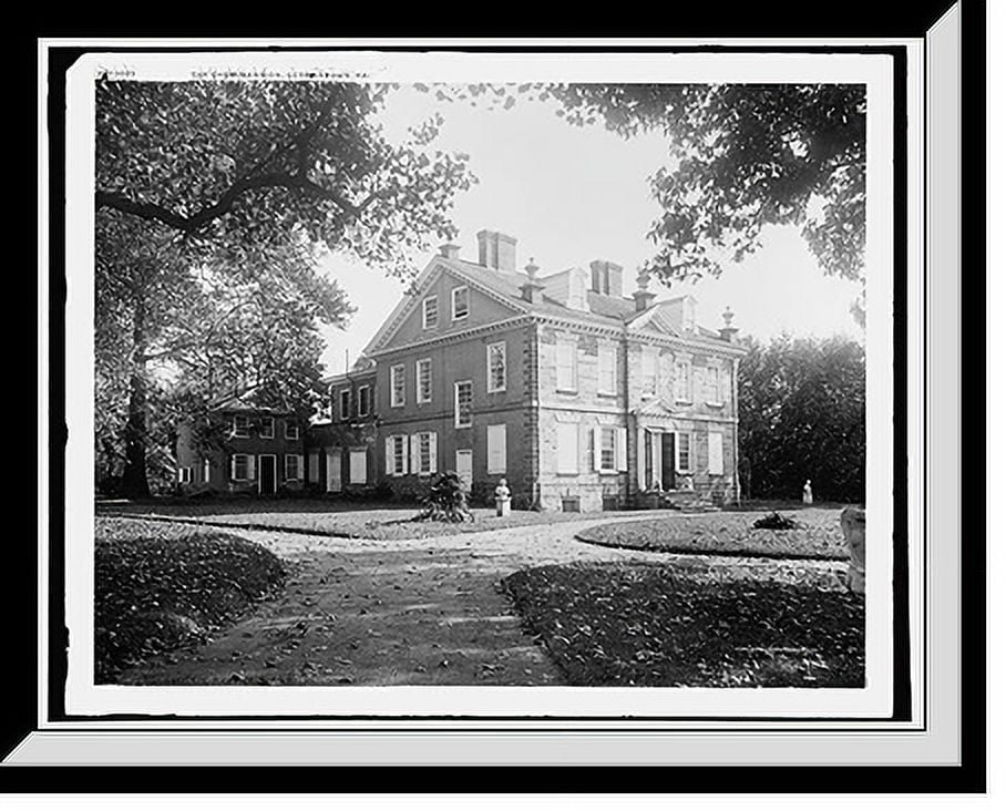 Historic Framed Print, Cliveden, Chew Mansion, Germantown, Pa., 17-7/8 ...