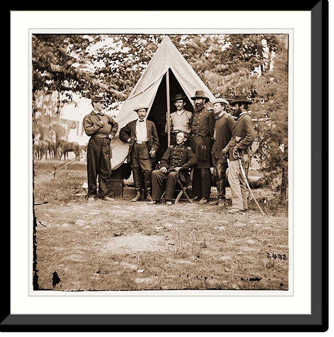 Historic Framed Print, Col. George H. Chapman (3rd Indiana Cavalry ...