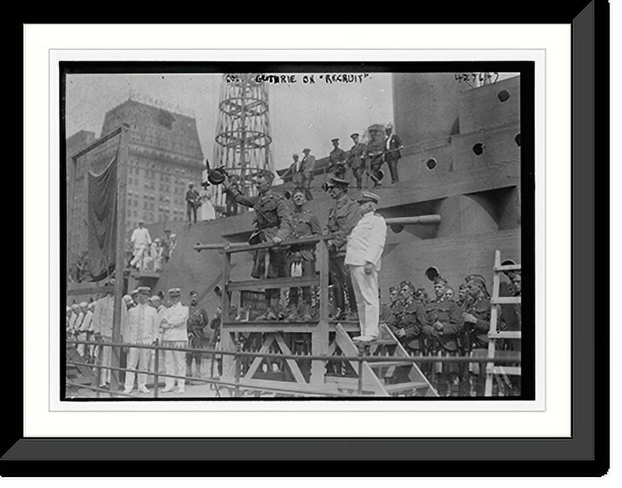 Historic Framed Print, Col. Guthrie on RECRUIT, 17-7/8" x 21-7/8 ...