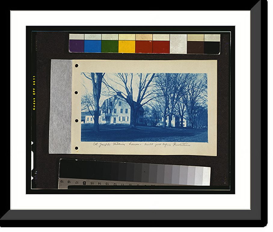 Historic Framed Print, Col. Joseph Stebbins house - built just before ...
