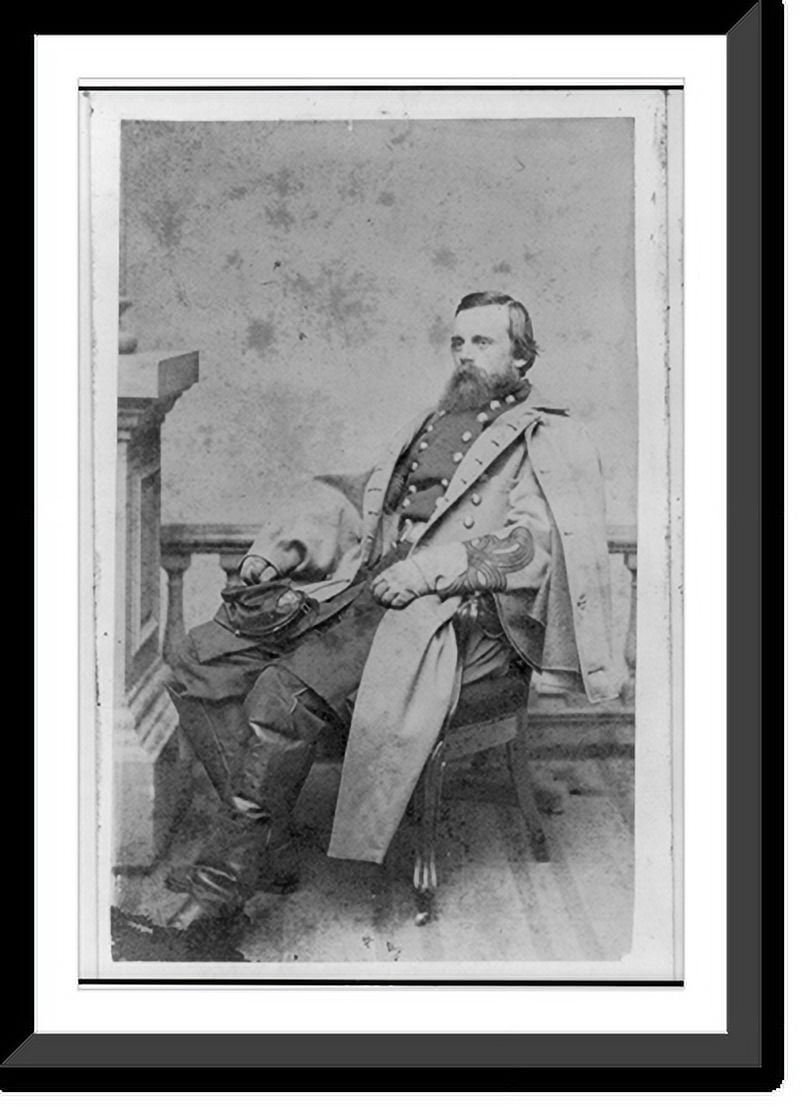 Historic Framed Print, [Col. Leonard, full-length portrait, seated ...