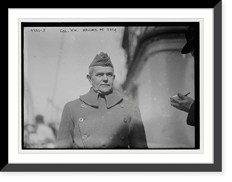 Historic Framed Print, Col. Wm. Wallace of 332nd, 17-7/8" x 21-7/8 ...