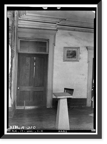 Historic Framed Print, Colonel Goodloe House, Tuscumbia vicinity ...