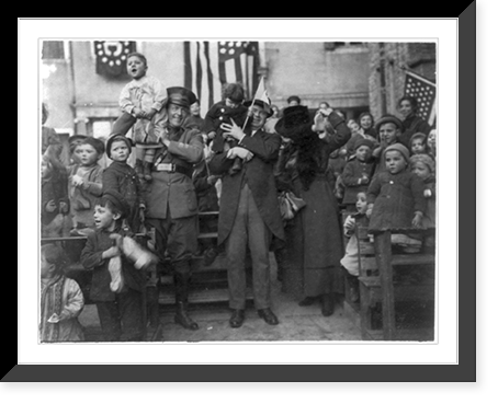 Historic Framed Print, Colonel Perkins of the American Red Cross with U ...