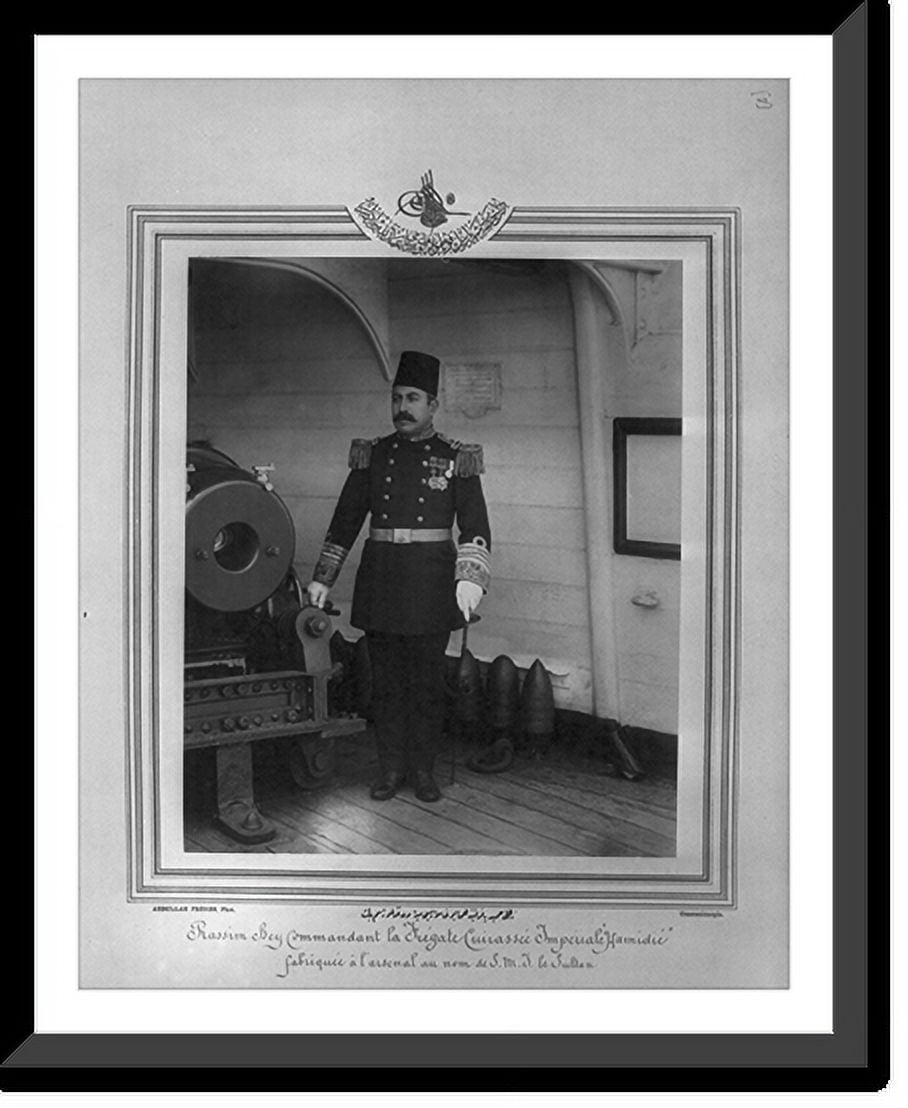 Historic Framed Print, [Colonel Rasim Bey, captain of the Imperial ...