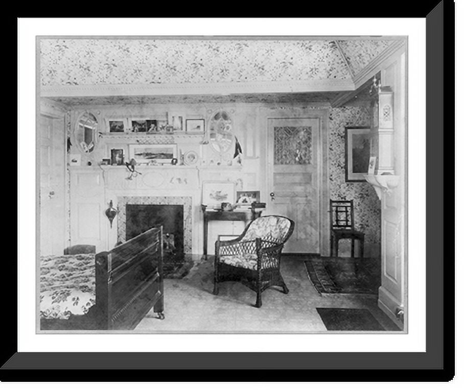 Historic Framed Print, [Colonial period interiors, ca. 1900: Emerson ...