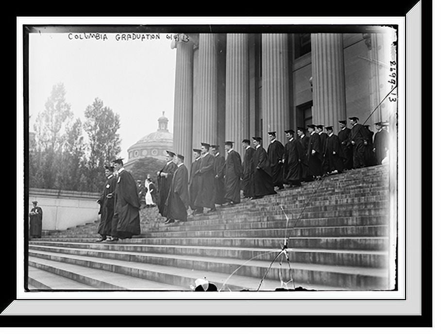 Historic Framed Print, Columbia Graduation - 1913, 17-7/8" x 21-7/8 ...