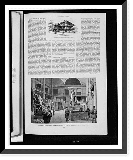 Historic Framed Print, Columbian Exposition. the Idaho Building ...