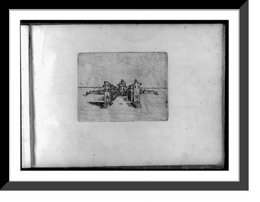 Historic Framed Print, [Composite figures in cubist and surrealistic ...