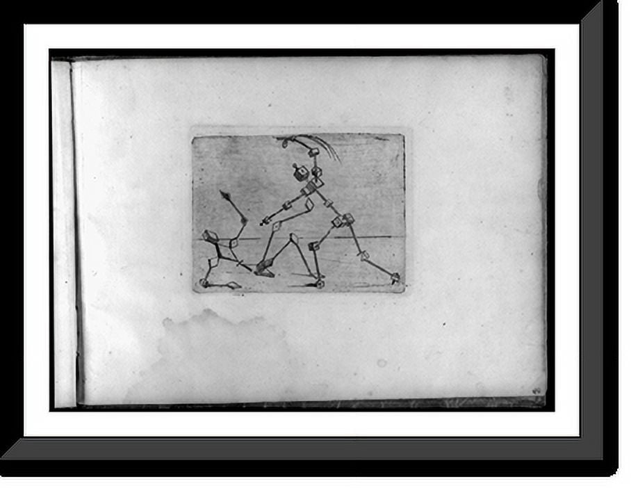 Historic Framed Print, [Composite figures in cubist and surrealistic ...