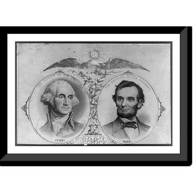 Historic Framed Print, [Composite of head-and-shoulders portraits of ...