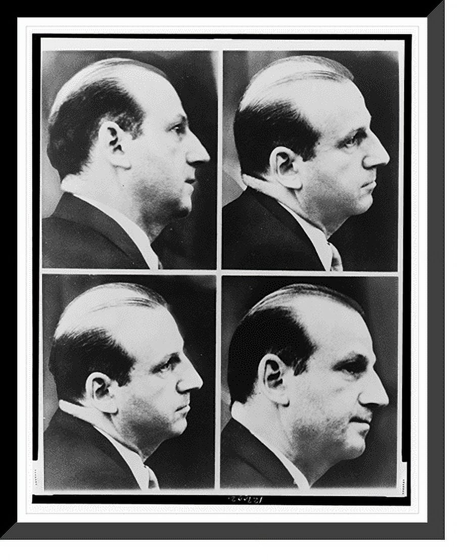 Historic Framed Print, [Composite photograph showing four bust ...