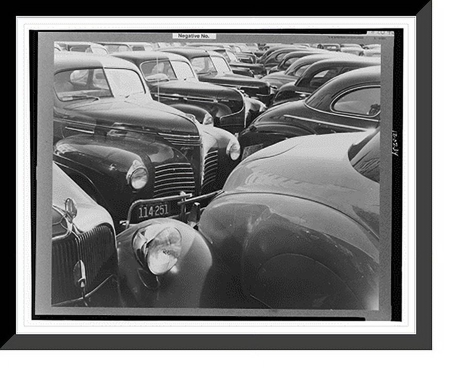Historic Framed Print, Congested parking lot. Washington, D.C., 17-7/8 ...