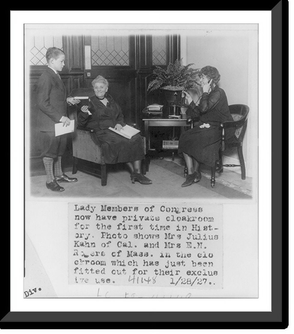 Historic Framed Print, [Congress, U.S. - women members - Mrs. Julius ...