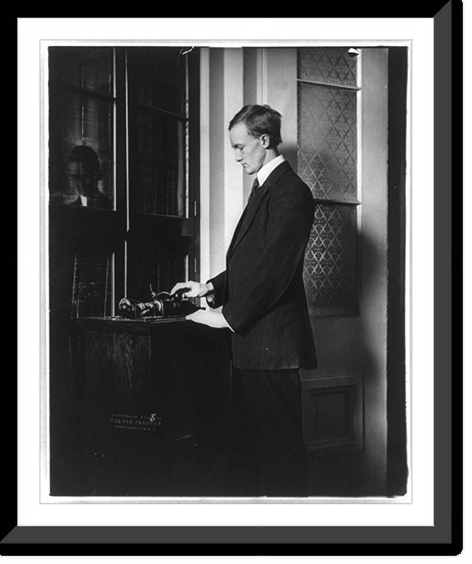 Historic Framed Print, Congressional reporters using dictaphones - 2 ...