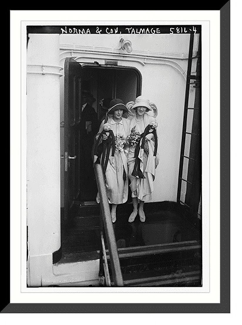 Historic Framed Print, Connie and Norma Talmadge - 2, 17-7/8" x 21-7/8 ...