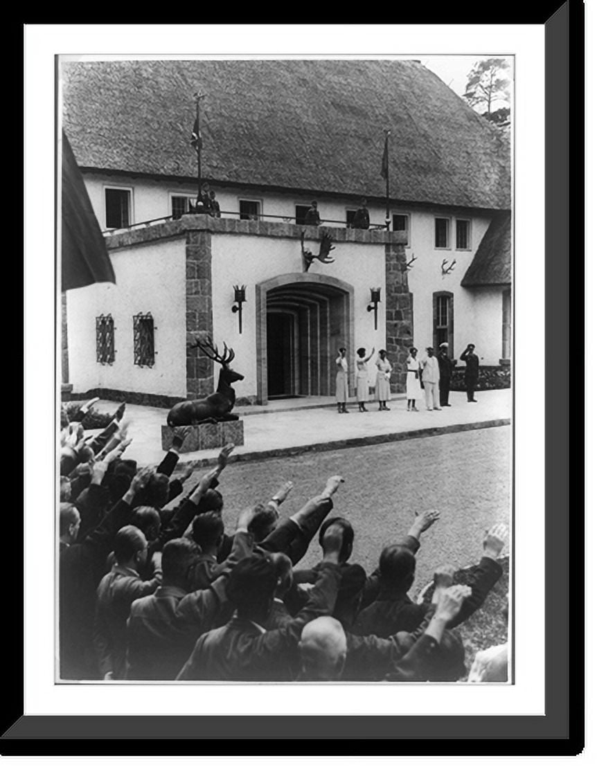 Historic Framed Print, [Consecration of hunting lodge on Göring's ...