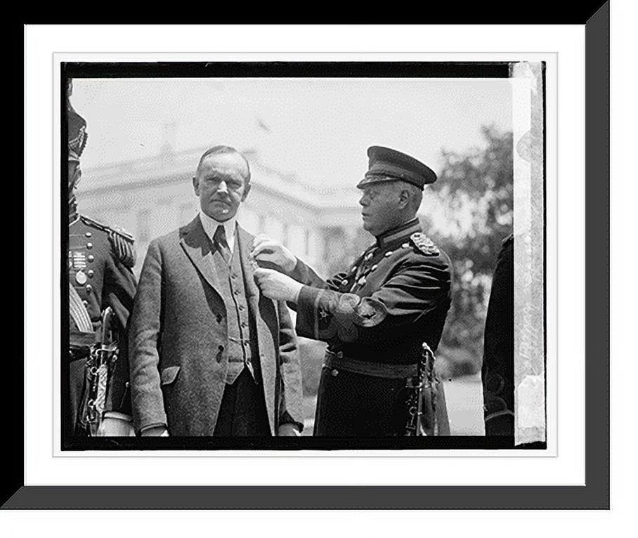 Historic Framed Print, Coolidge & Ancient & Hon. Artillery Co., 5/26/24 ...