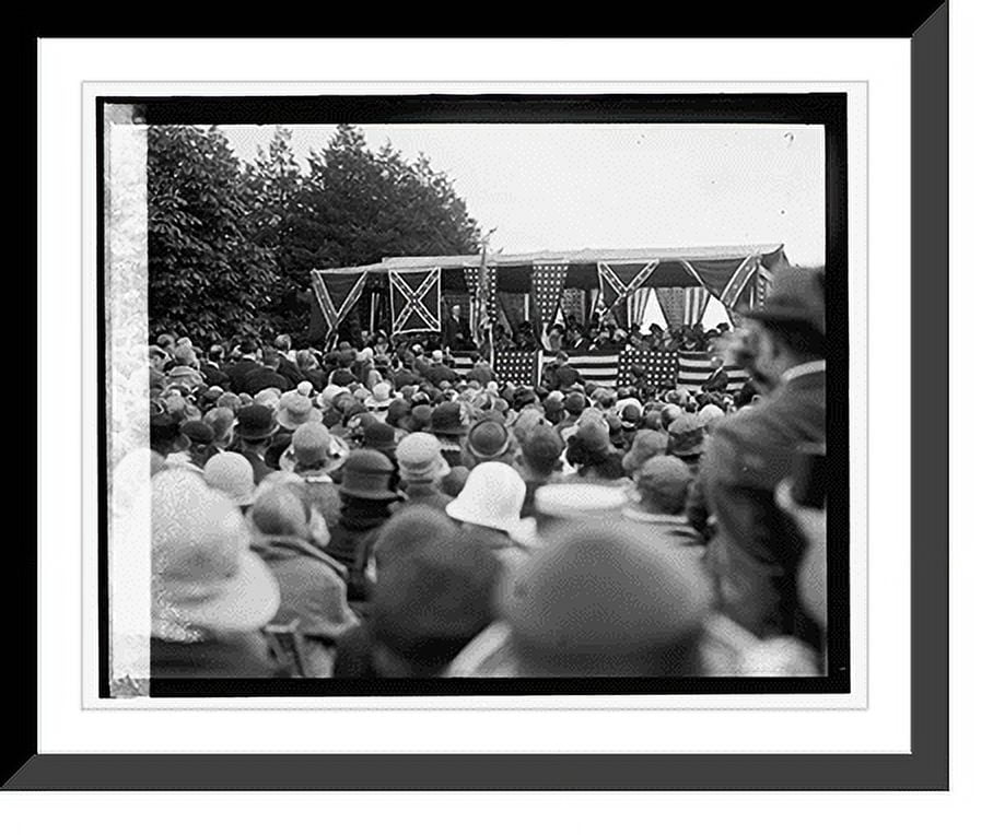 Historic Framed Print, Coolidge at Arlington, 5/25/24, 17-7/8" x 21-7/8 ...