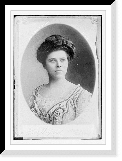 Historic Framed Print, Corinne Rider - Kelsey, cameo portrait ...