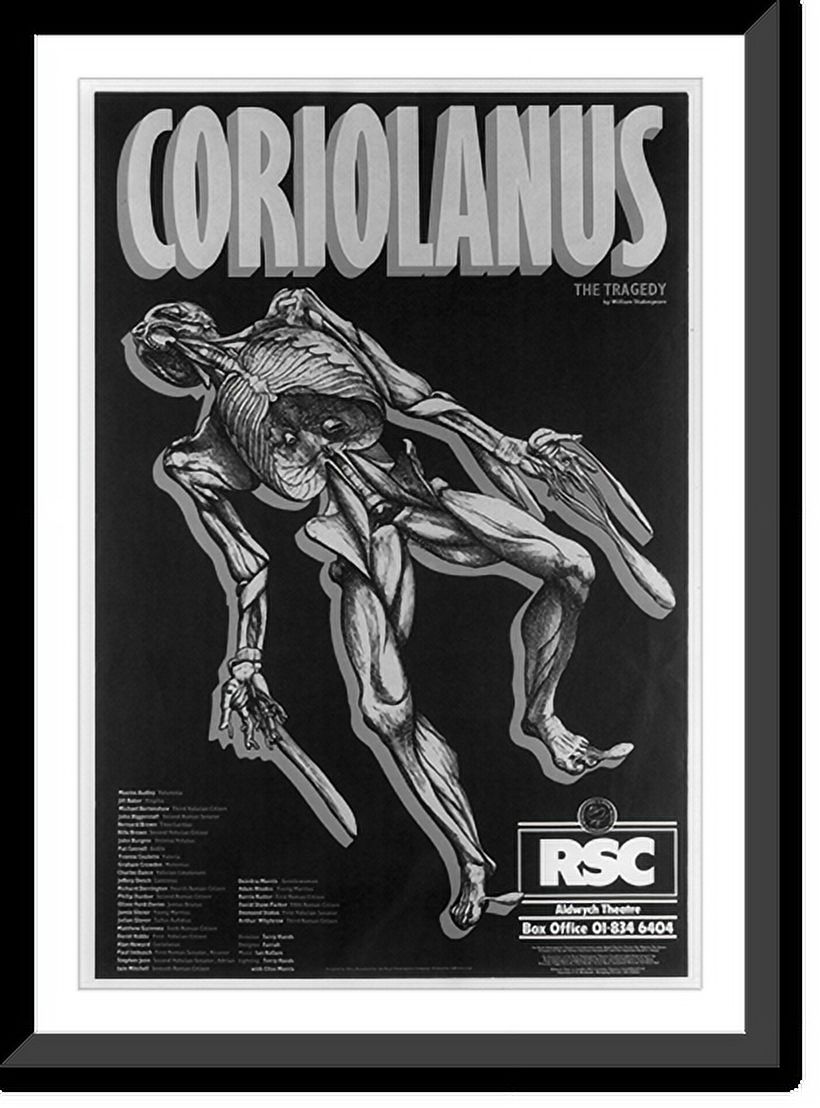 Historic Framed Print, Coriolanus, the tragedy, by William Shakespeare, 17-7/8" x 21-7/8 ...