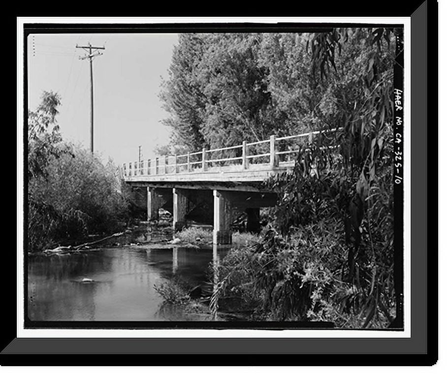 Historic Framed Print, Cottonwood Creek Bridge, Spanning Cottonwood ...