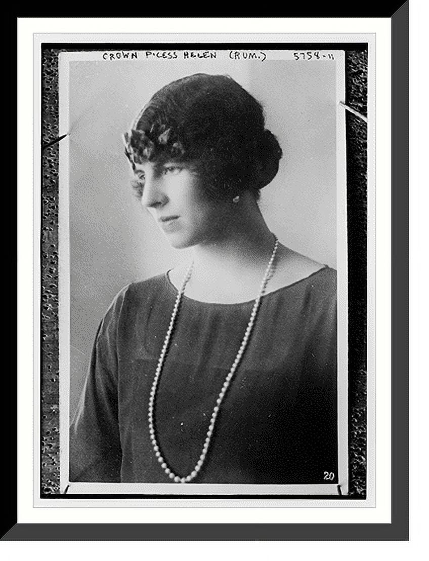Historic Framed Print, Crn. Princess Helen of Rumania, 17-7/8" x 21-7/8 ...
