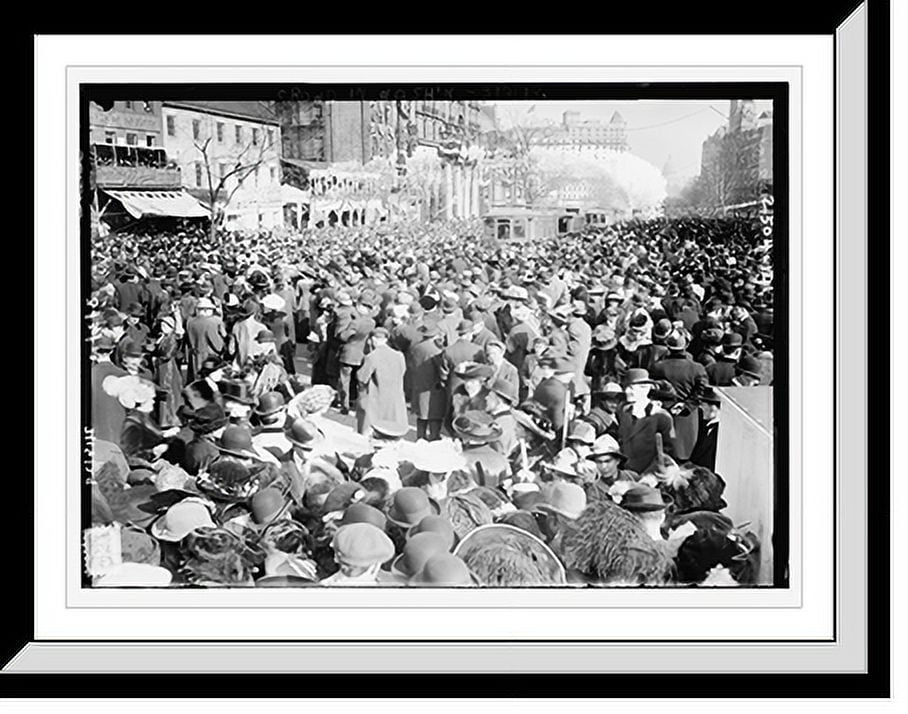 Historic Framed Print, Crowd in Wash., D.C., 17-7/8" x 21-7/8 ...