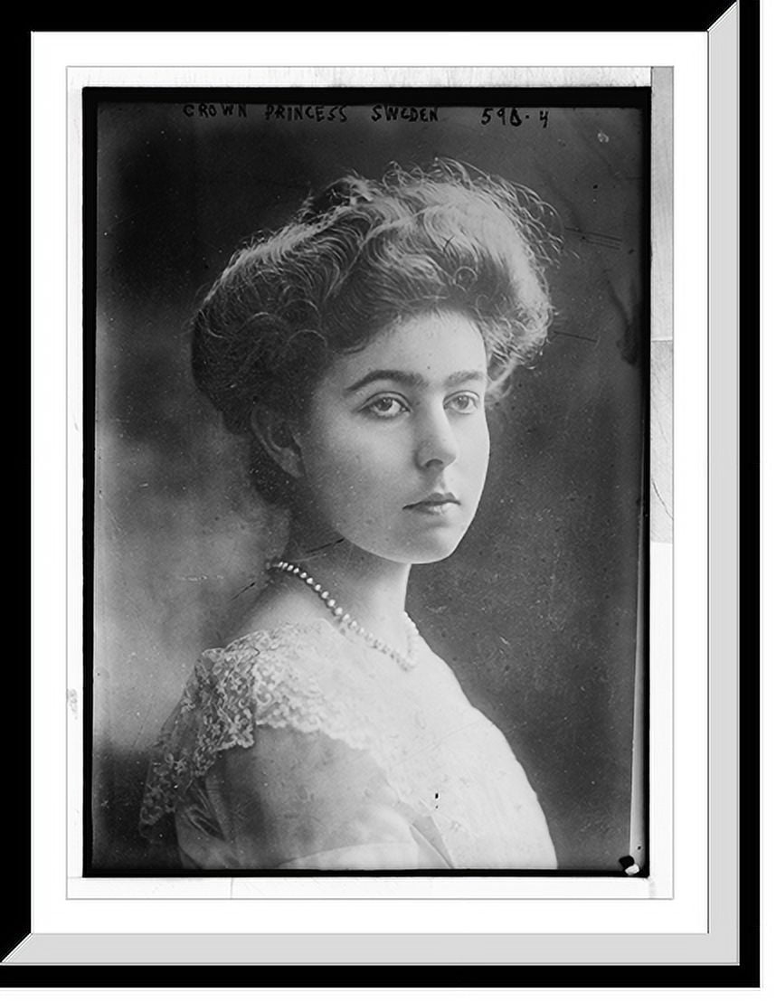 Historic Framed Print, Crown Princess, portrait bust, 17-7/8" x 21-7/8 ...