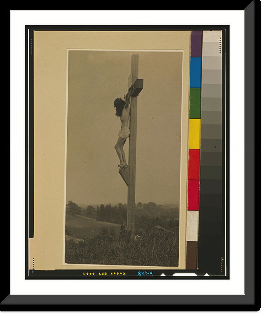 Historic Framed Print, [Crucifixion in profile, left] - 2, 17-7/8" x 21-7/8" - Walmart.com