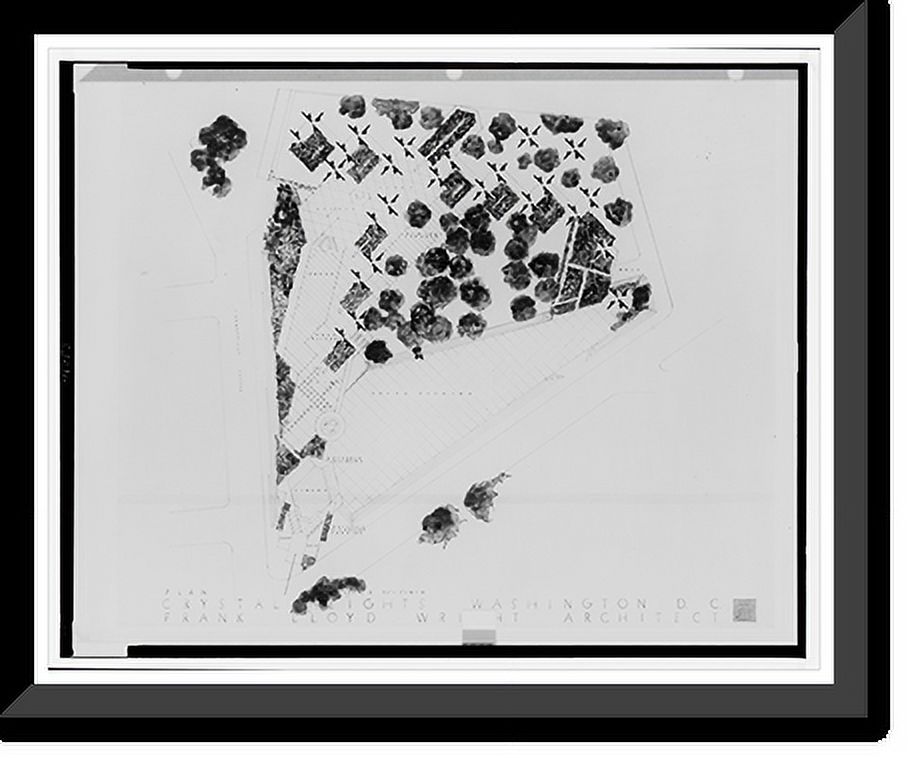 Historic Framed Print, [Crystal City development project, Connecticut ...