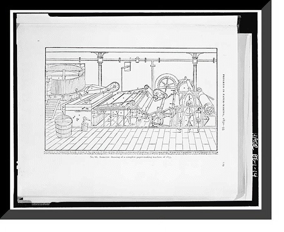 Historic Framed Print, Curtis Paper Mill, Route 72, Newark, New Castle ...