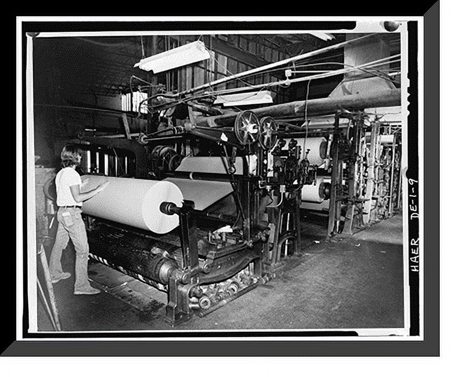 Historic Framed Print, Curtis Paper Mill, Route 72, Newark, New Castle ...