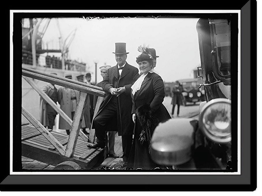 Historic Framed Print, DANIELS, MRS. JOSEPHUS. WITH SEC. DANIELS ...
